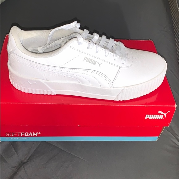 Puma | Shoes | All White Puma Shoes Softfoam Optimal Comfort | Poshmark